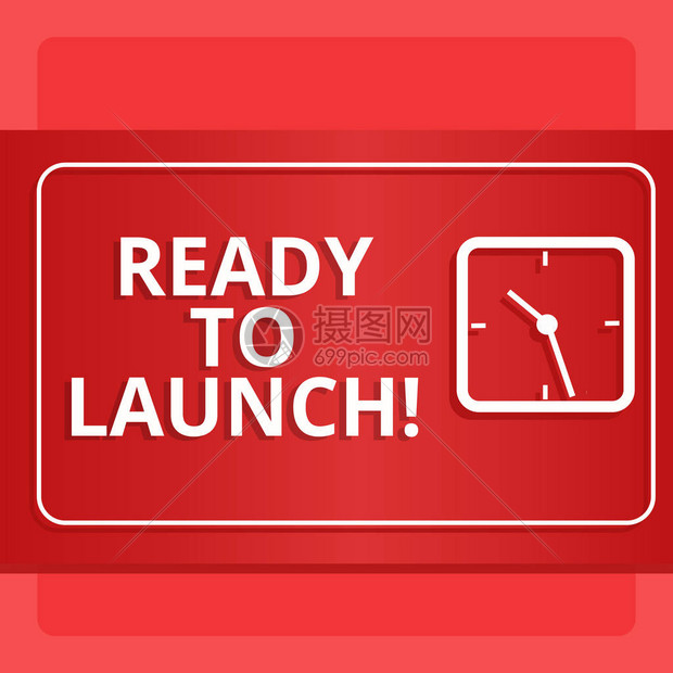 文字书写文本准备启动商业照片展示启动某些东西以启动它或强行将透明方形模拟时钟的现代设计扔在两色调高清图片下载-正版图片505960811-摄图网