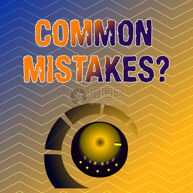 显示常见错误问题的书写笔记带有标记线和响度指示器的重复动作或判断误导或错误音量控制旋高清图片下载-正版图片505982799-摄图网