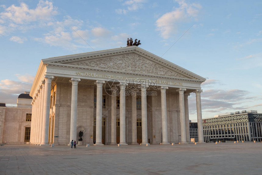 歌剧院和芭蕾舞剧院阿斯塔纳歌剧院高清图片下载-正版图片506024631-摄图网