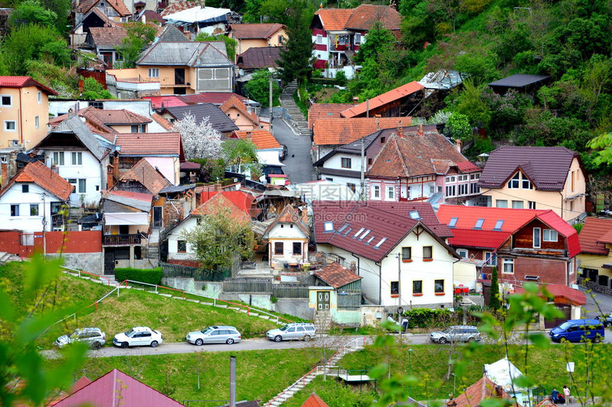 Brasov市的典型城市风景高清图片下载-正版图片506037924-摄图网