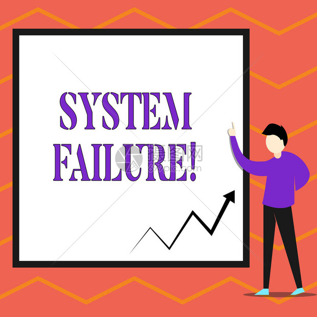 显示系统故障的书写说明由于硬件故障或软件问题而出现的操作业务概念高清图片下载-正版图片506051406-摄图网