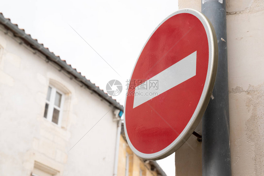 禁止进入错误的方式汽车交通标志高清图片下载-正版图片506055769-摄图网