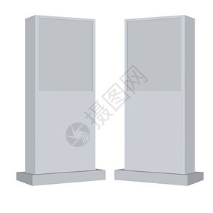 交互式信息Kiosk终端站立屏幕显示控制台Infokiosk平坦和坚高清图片下载-正版图片506075336-摄图网