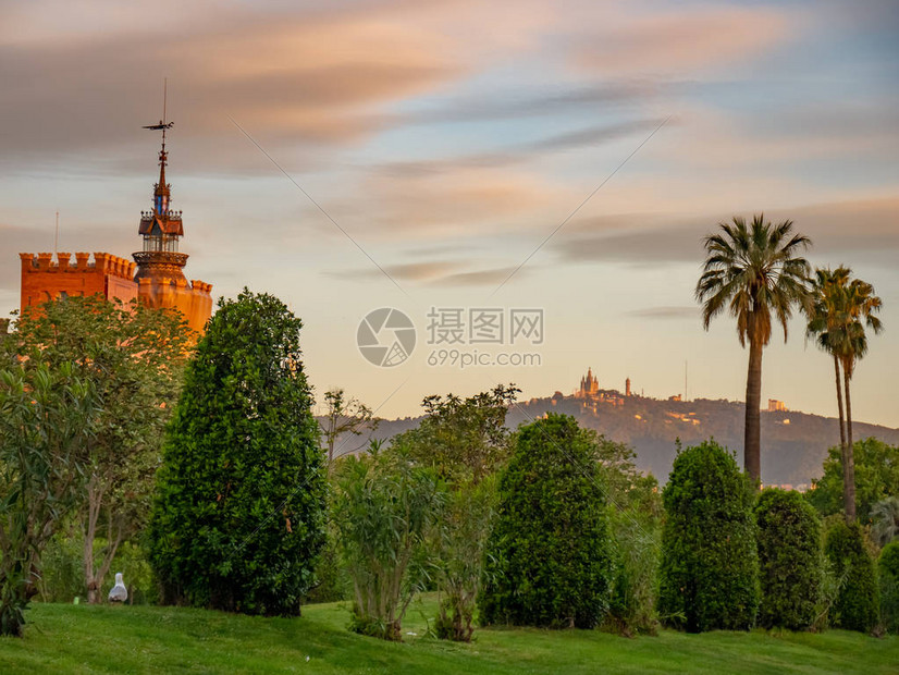 巴塞罗那Ciutadella高清图片下载-正版图片506081334-摄图网