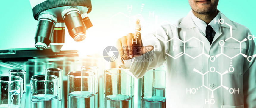 研发理念医学研究实验室微生物学和化学科和医学实验室仪器显微镜试管和玻璃瓶的高清图片下载-正版图片506132789-摄图网