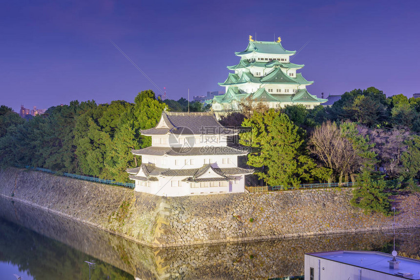 名古屋日本城市景观和城堡高清图片下载-正版图片506189283-摄图网