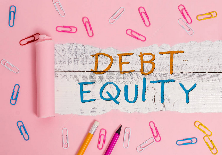 显示债务权益的书写笔记将公司总负债除以其股高清图片下载-正版图片506213285-摄图网