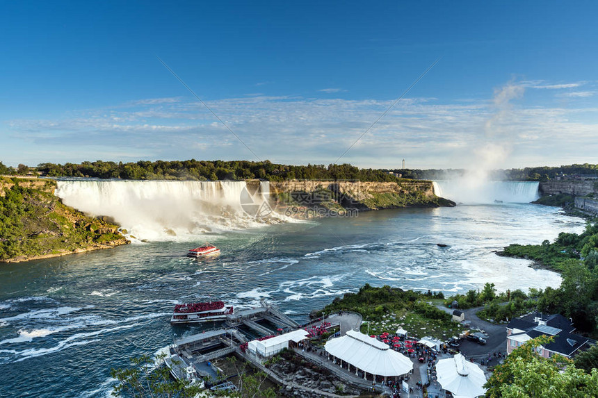 加拿大方面加拿大安略省尼亚加拉瀑布的Lans高清图片下载-正版图片506221642-摄图网