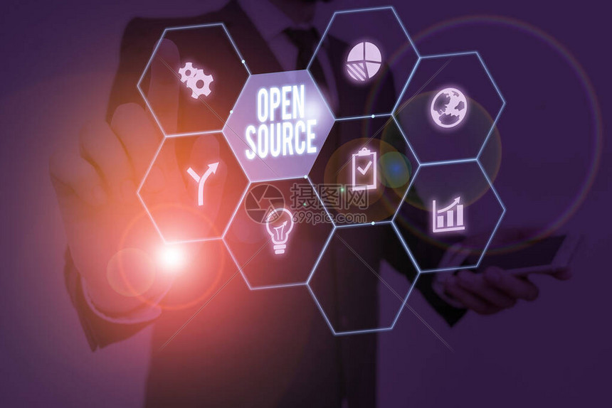 显示OpenSource的文本符号商业图片显示软件高清图片下载-正版图片506292684-摄图网