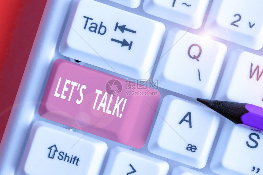 显示LetSTalk的文本符号他们建议开始特定主题的对话高清图片下载-正版图片506318377-摄图网