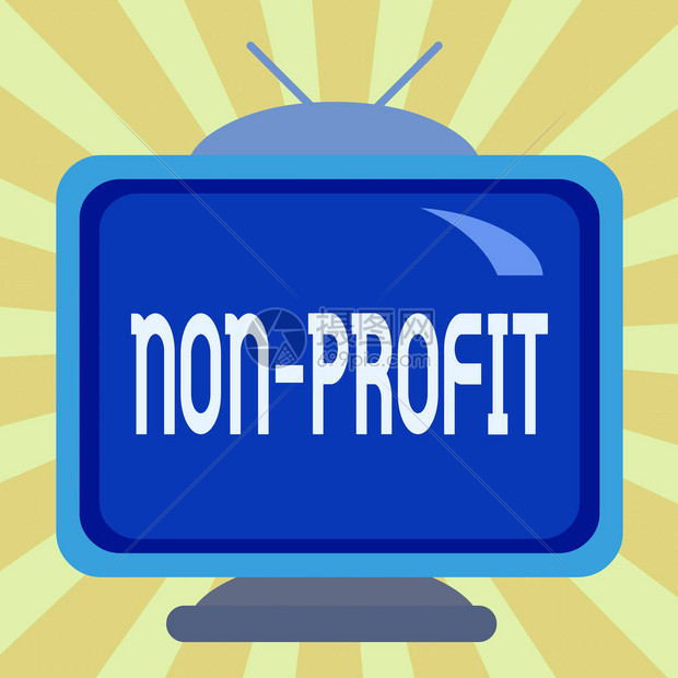 显示非营利组织的书写笔记不制作或主要以营利组织为目的商业概念彩色墙上的方形矩高清图片下载-正版图片506323802-摄图网