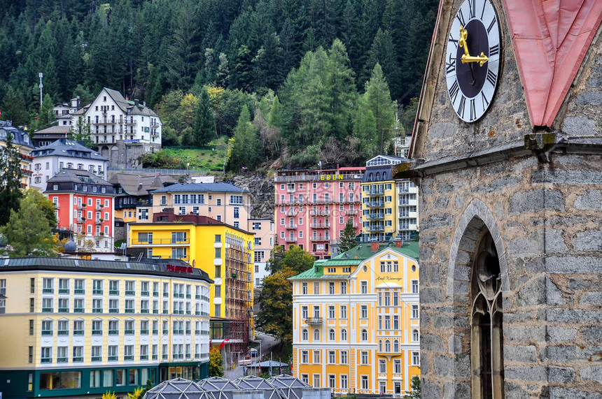 奥地利SPA和滑雪度假胜地BadG高清图片下载-正版图片506343100-摄图网
