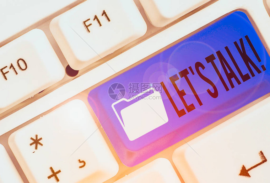 显示LetSTalk的文本符号他们建议开始特定主题的对话高清图片下载-正版图片506364451-摄图网