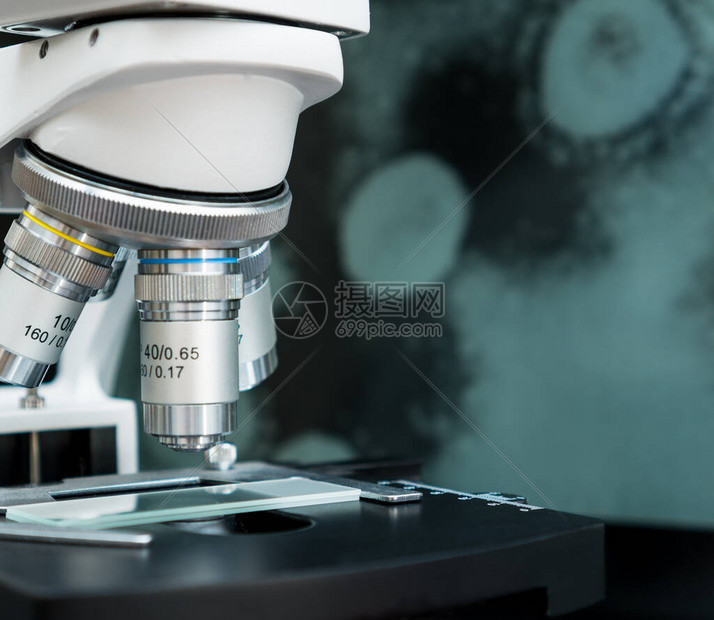 实验室显微镜的特写视图高清图片下载-正版图片506484294-摄图网
