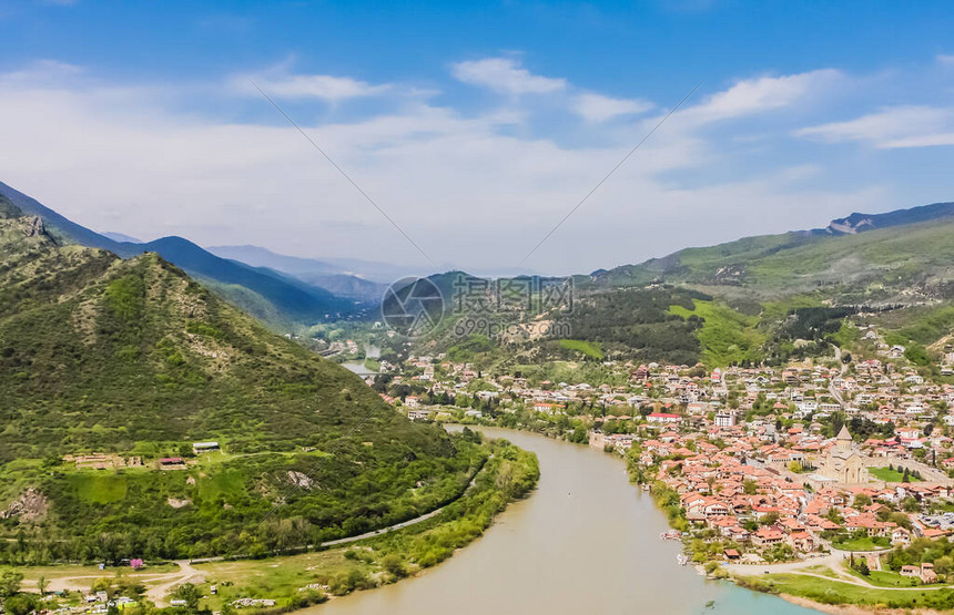 格鲁吉亚历史城市Samtavro修道院位于Mtskheta的Unes高清图片下载-正版图片506493089-摄图网