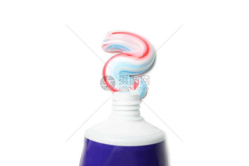 牙膏管在白色背景下被隔离高清图片下载-正版图片506506684-摄图网