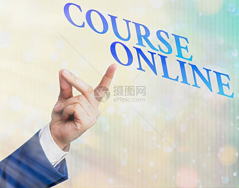 显示在线课程的书写笔记eLearning电子教育远程学习数字课高清图片下载-正版图片506542071-摄图网