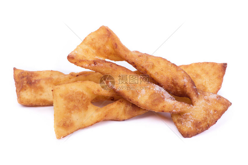 俄罗斯传统含糖粉也称为hvorost的饼干高清图片下载-正版图片506544380-摄图网