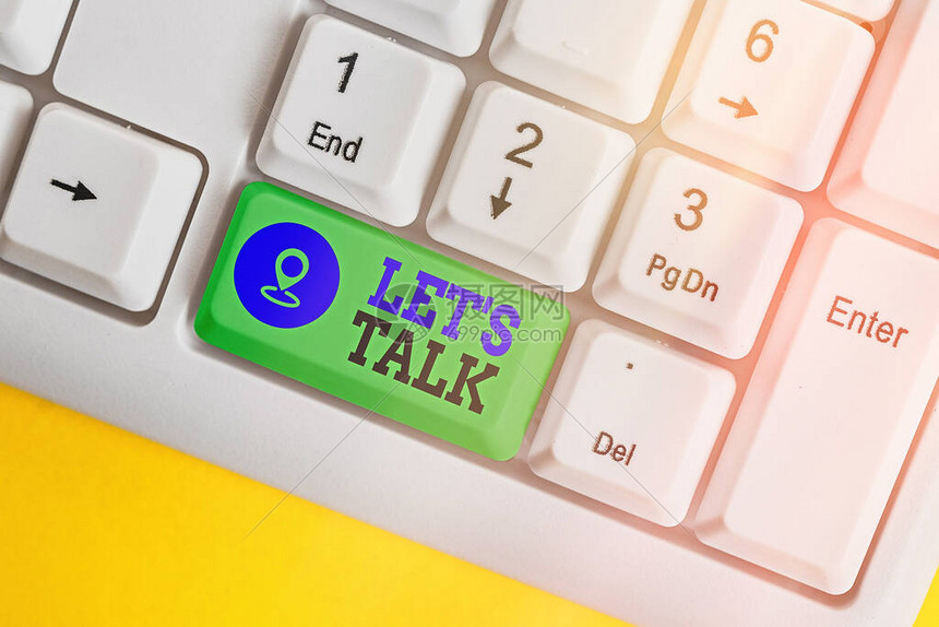 显示LetSTalk的文本符号他们建议开始特定主题的对话高清图片下载-正版图片506553979-摄图网