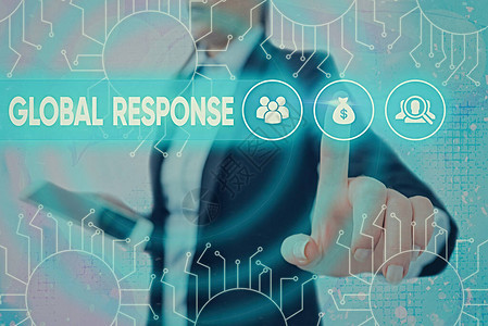 显示全球响应的概念手写概念意义表示材料远离高清图片下载-正版图片506499236-摄图网