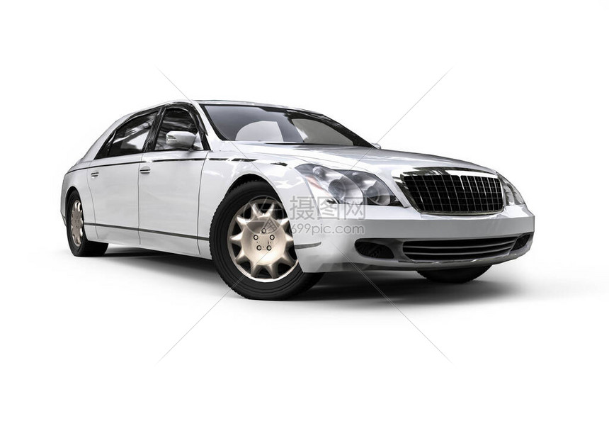 代表白色高级轿车白色高级轿车的3高清图片下载-正版图片506566140-摄图网