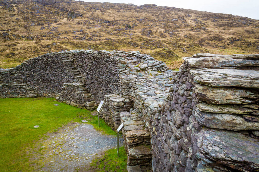 Staigue或Staig在爱尔兰Kerry县被毁坏高清图片下载-正版图片506589673-摄图网