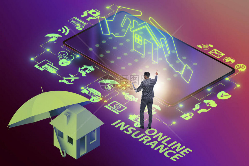 网上购买保险的构想在互联网上购高清图片下载-正版图片506628788-摄图网