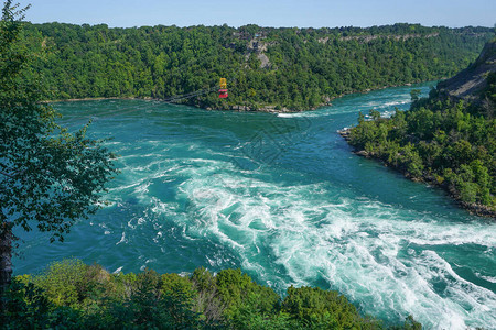 美利坚合众国和加拿大之间的尼亚加拉大瀑布鸟瞰图从加拿大瀑布看美国纽约州在著名旅游高清图片下载-正版图片505987582-摄图网