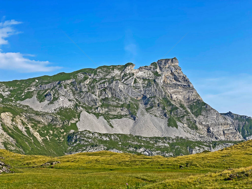 阿尔卑斯山峰ChliHauptMurmelchopf和或Bruenighaupt高清图片下载-正版图片506711344-摄图网