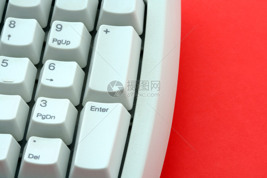 在红色的计算机键盘高清图片下载-正版图片506965360-摄图网