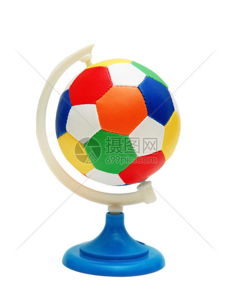 像地球一样的彩色足球高清图片下载-正版图片506983854-摄图网