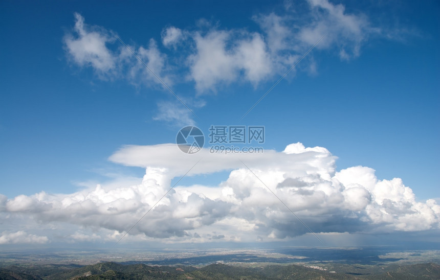 蓝天白云一片土地高清图片下载-正版图片507029089-摄图网