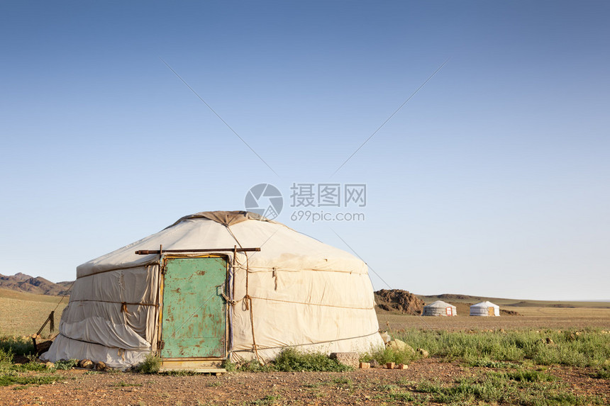 一大早在一个Ger蒙古高清图片下载-正版图片507065905-摄图网