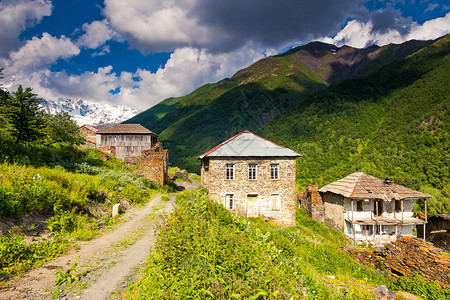 Ushguli上斯瓦涅蒂佐治亚欧洲高清图片下载-正版图片507161560-摄图网