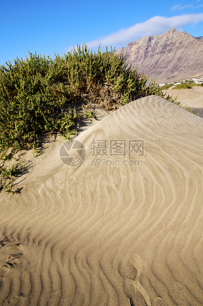 抽象的黄色沙丘海滩Hhil和西班高清图片下载-正版图片507116076-摄图网