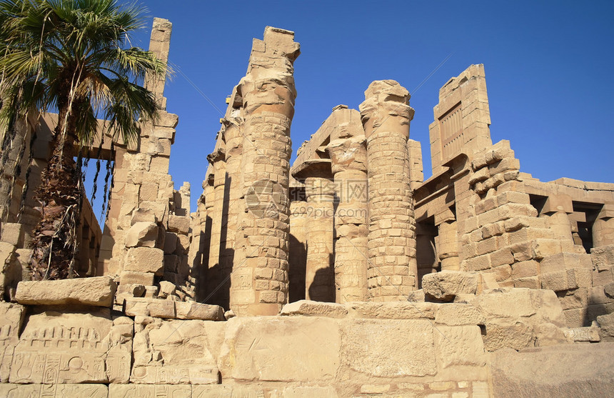 埃及卢克索卡纳克神庙古建筑高清图片下载-正版图片507138574-摄图网
