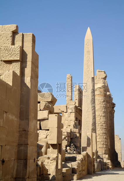 埃及卢克索卡纳克神庙古建筑高清图片下载-正版图片507138578-摄图网