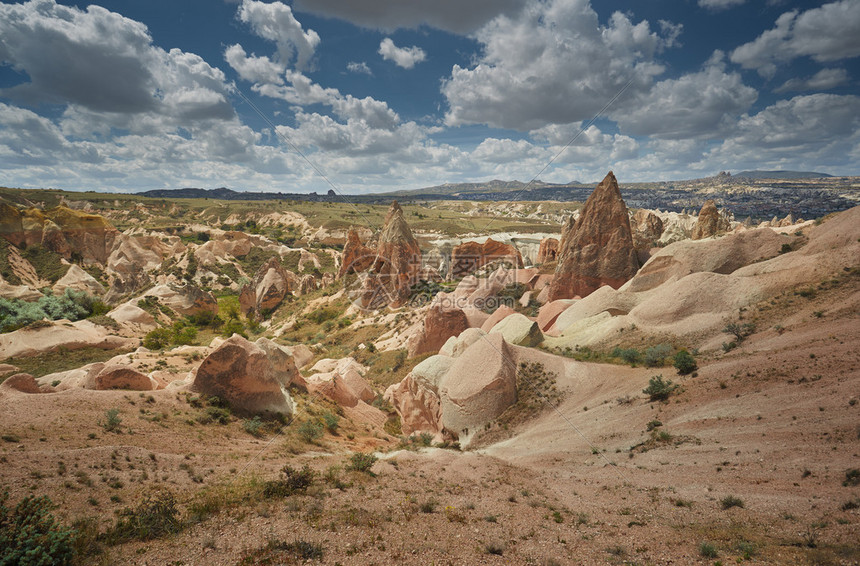 土耳其卡帕多西亚的岩层高清图片下载-正版图片507157567-摄图网