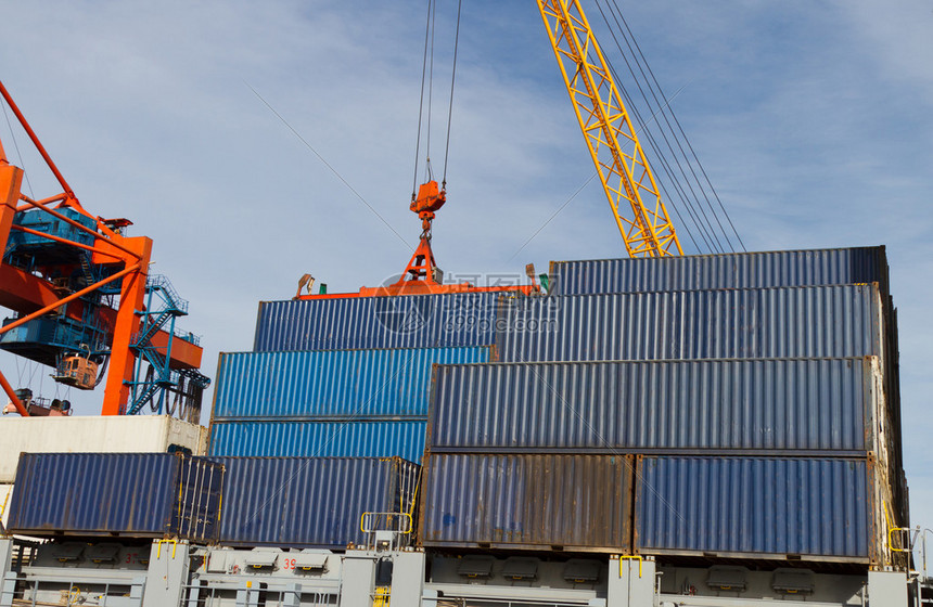 集装箱船舶高清图片下载-正版图片507160386-摄图网