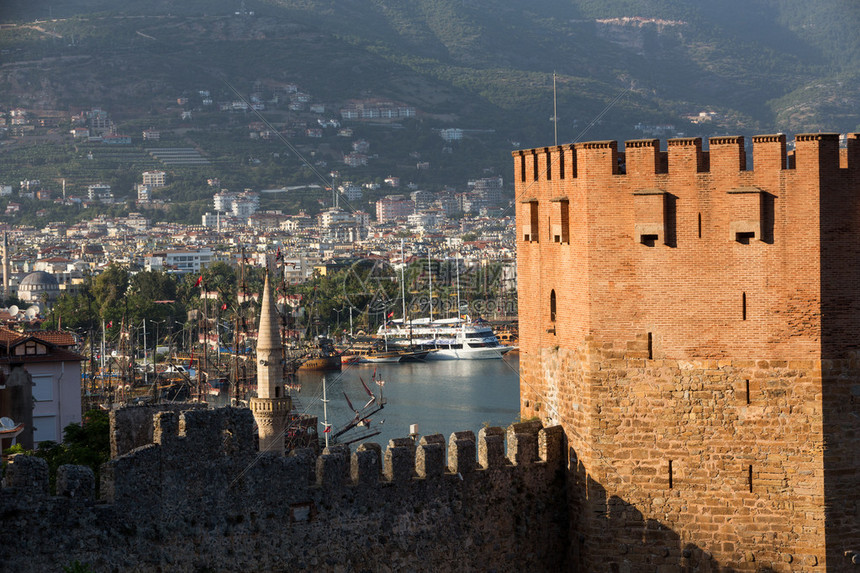 KizilKule或土耳其安塔利亚Ala高清图片下载-正版图片507160413-摄图网