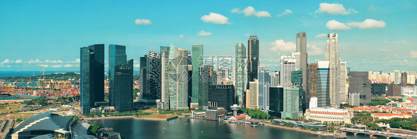 新加坡市中心与城高清图片下载-正版图片507187675-摄图网