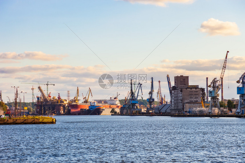 工业区波兰格但斯克高清图片下载-正版图片507204634-摄图网