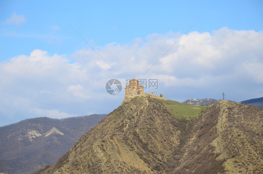 在格鲁吉亚Mtskheta附近的Jvar高清图片下载-正版图片507228874-摄图网