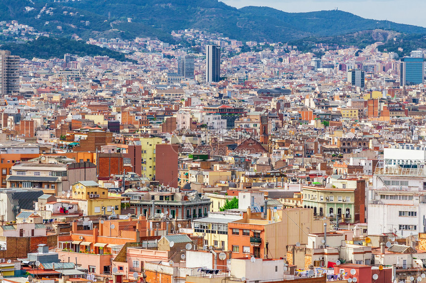 巴塞罗那吸引物巴塞罗那市风景加泰罗高清图片下载-正版图片507286711-摄图网
