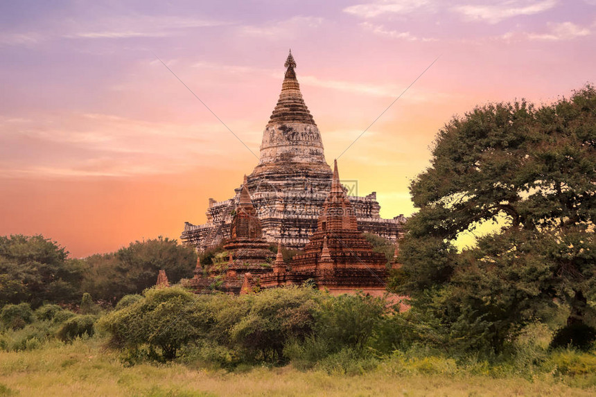缅甸巴甘Bagan的高清图片下载-正版图片507337812-摄图网