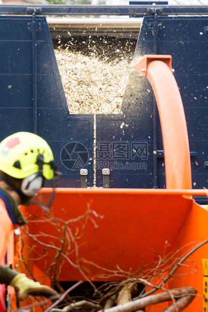 WoodChipper用于林业和园林高清图片下载-正版图片507447223-摄图网