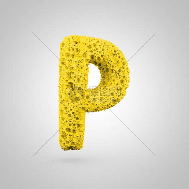 海绵字母P大写高清图片下载-正版图片507450245-摄图网