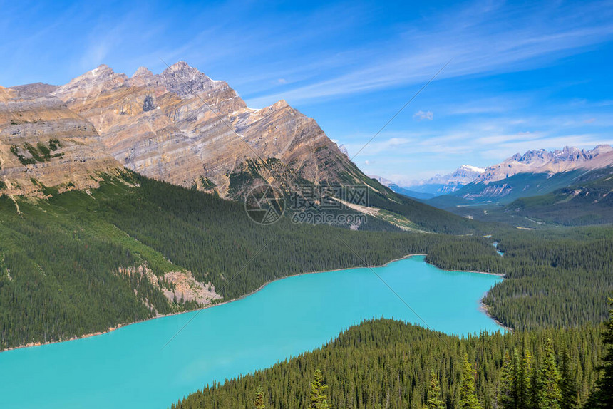 美丽的佩托湖加拿大艾伯塔高清图片下载-正版图片507493266-摄图网