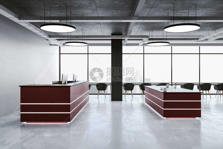 现代接待台高清图片下载-正版图片507494192-摄图网