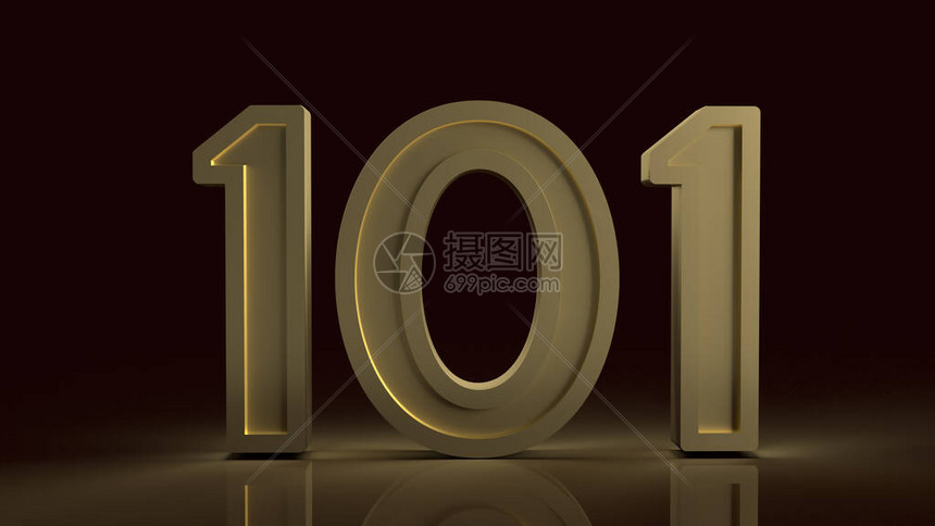 101个黄金编号3D在初创者概高清图片下载-正版图片507499213-摄图网